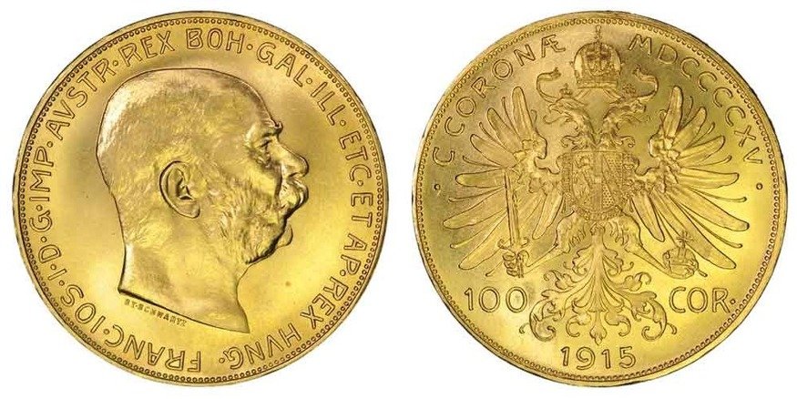 Kronen Info - Goldmünzen mit Preisliste - Goldmünzen und Barren - Goldankauf Pro24